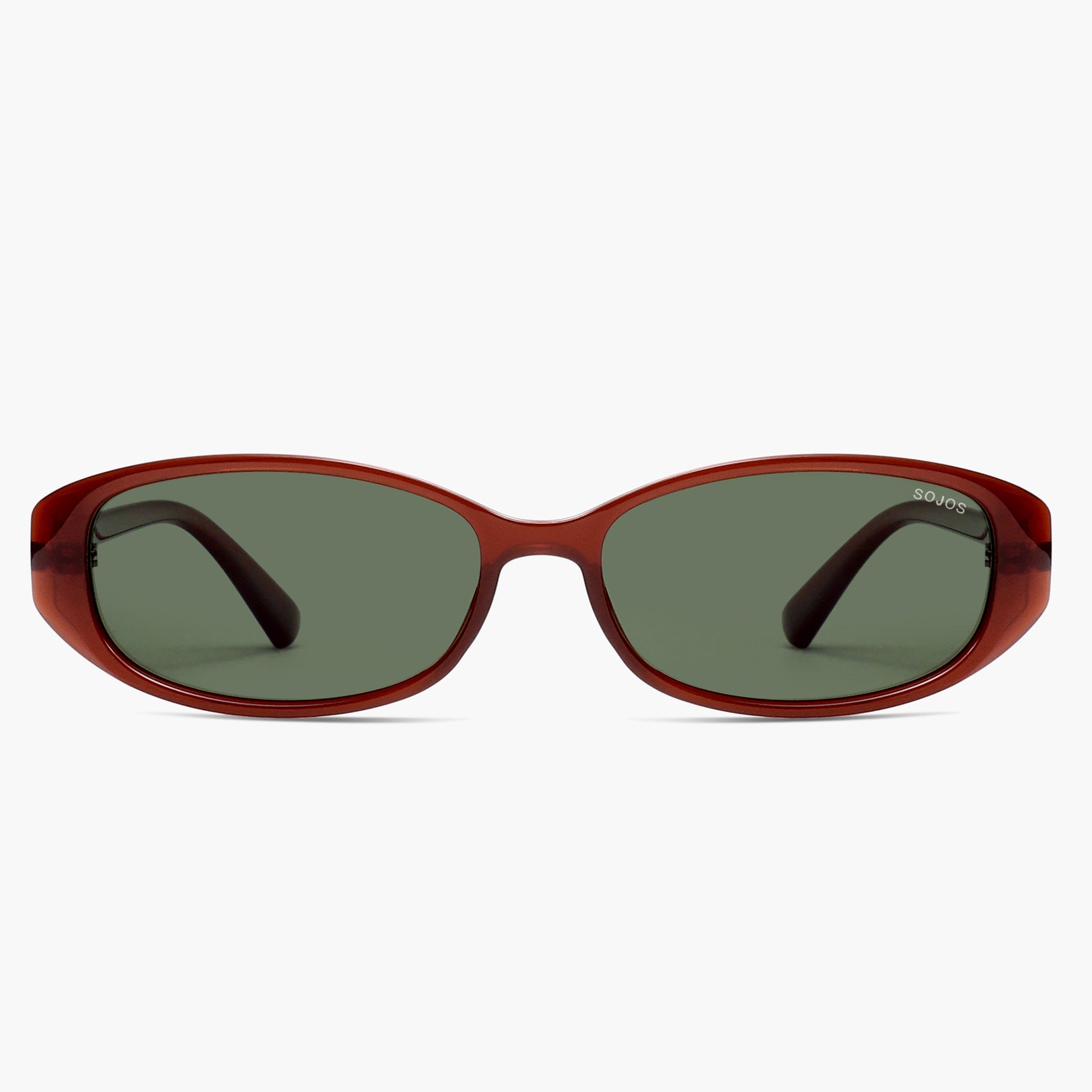 Retro Trendy Rectangle Narrow Vintage Sunnies SJ2641 | SOJOS VISION