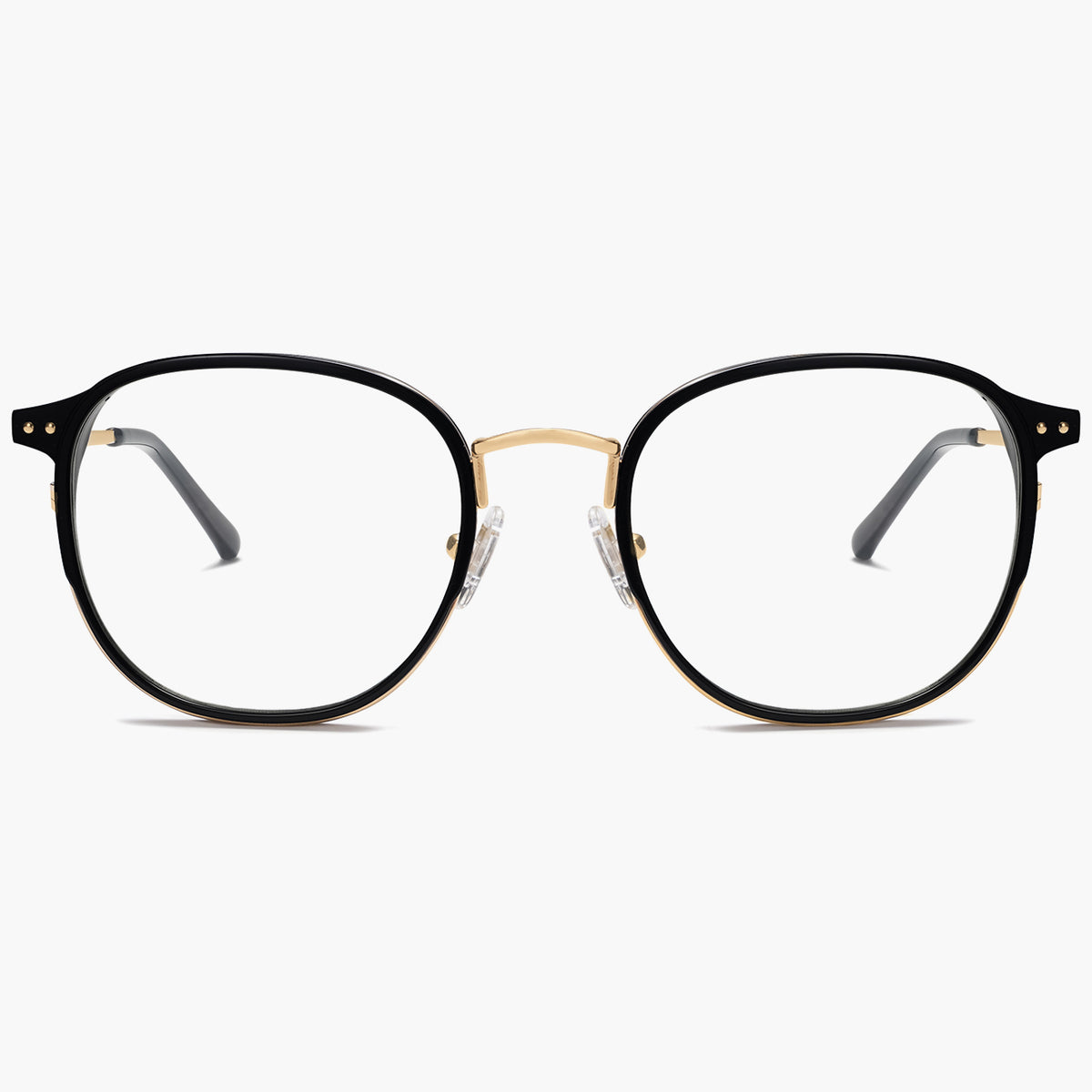 Blue Light Glasses Prescription Round Eyeglasses | SOJOS VISION
